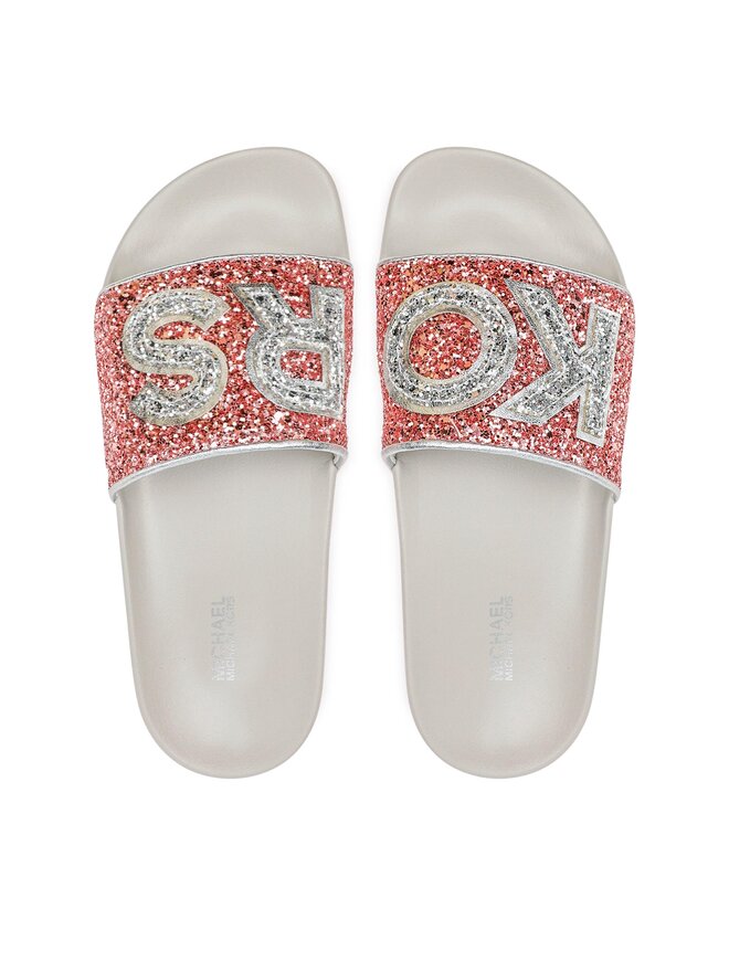 Pantoletten MICHAEL Michael Kors Gilmore Slide 40F2GMFA2D Rosa | eschuhe.de
