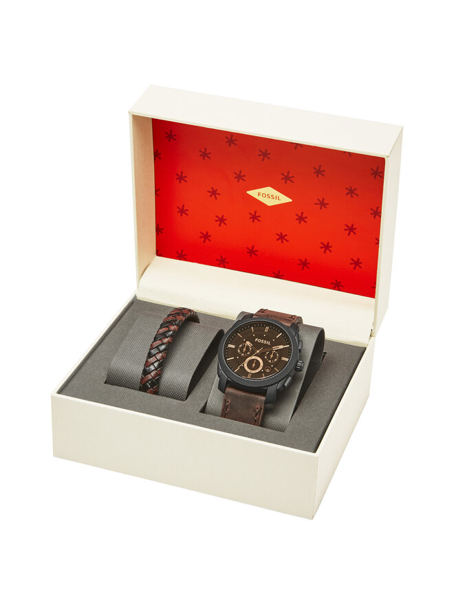 Uhr Fossil Machine FS5251SET Schwarz | eschuhe.de