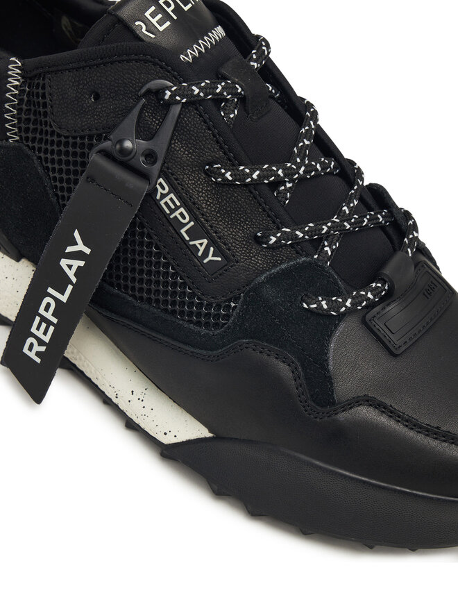 Sneakers REPLAY Field M 2.0 GMS8L .000.C0021L Negru | epantofi.ro