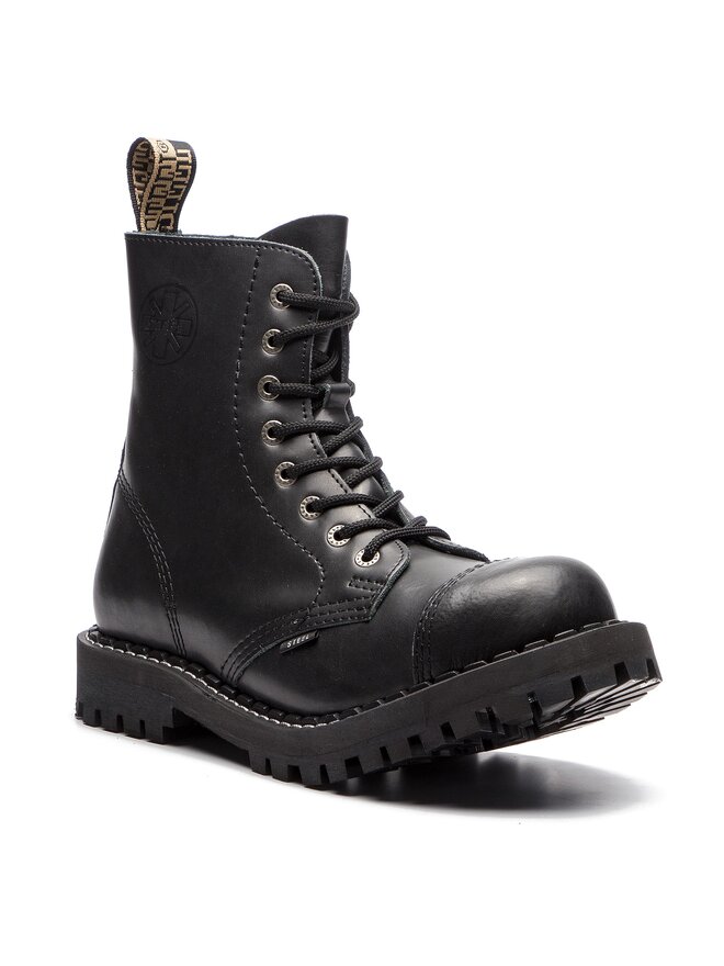 Bakancs Steel 114/O/B Fekete | ecipo.hu