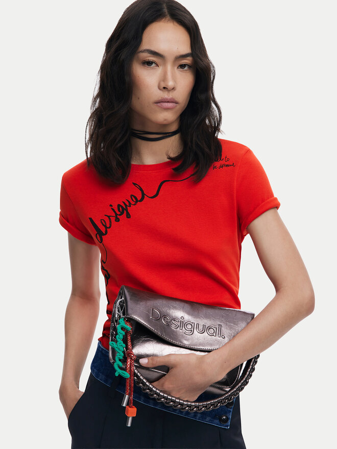 Geantă Desigual Half Logo Trokel 25WAXPAQ Maro | epantofi.ro