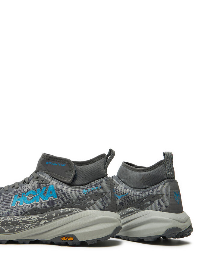Buty do biegania Hoka Speedgoat 6 Mid GTX GORE-TEX 1155152 Szary ...