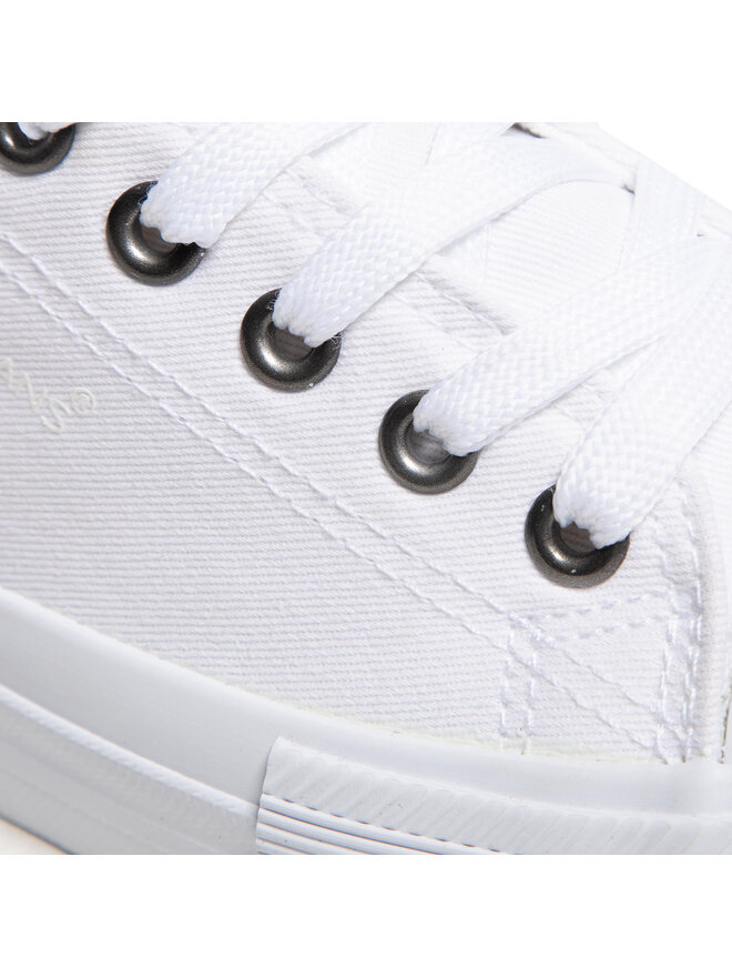 Sneakers aus Stoff Cross Jeans HH2R4017C Dunkelrot | eschuhe.de