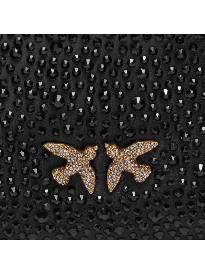 Bolso Pinko Knots Mini Pouch PE 24 PLTT 102770 A1KJ Negro | zapatos.es