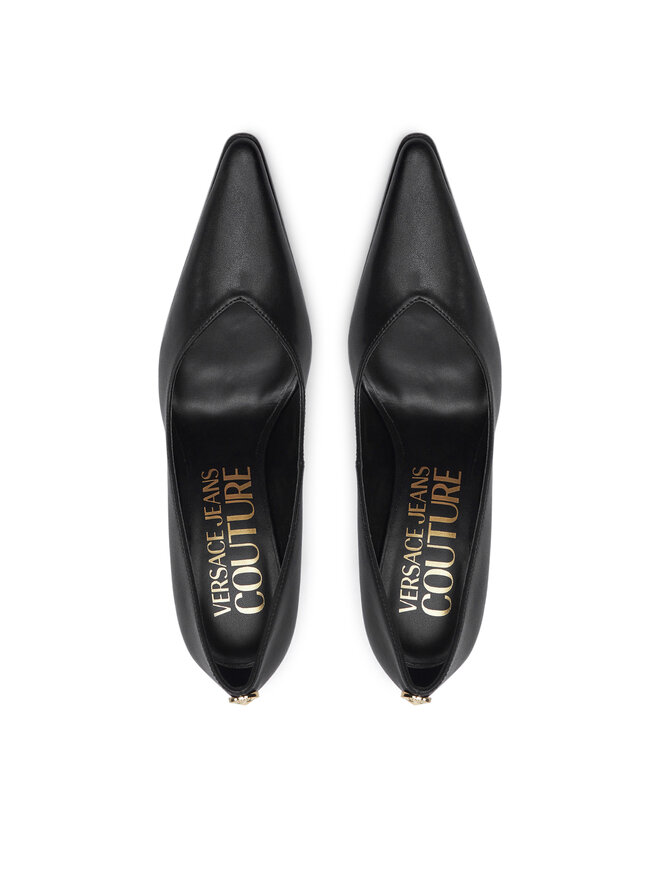 Pantofi cu toc subțire Versace Jeans Couture Sadie 77VA3S25 Negru ...