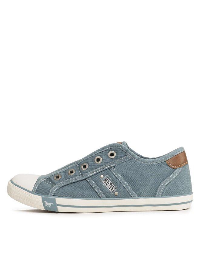 Sneakers aus Stoff Mustang 1099-409-807 Blau | eschuhe.de