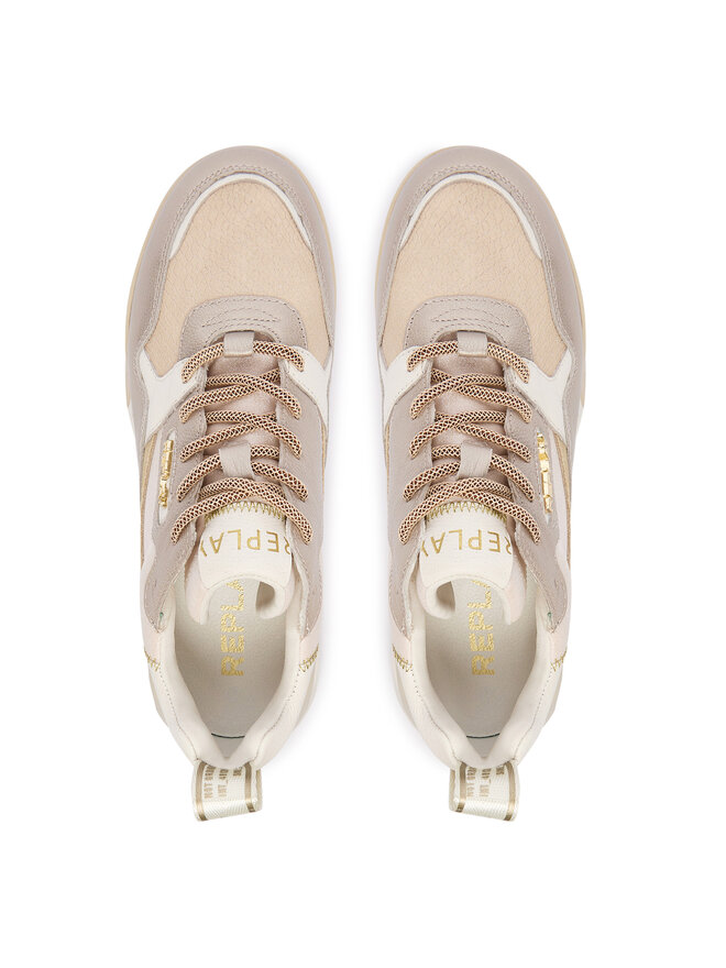 Sneakers REPLAY Field W GWS9H .000.C0012L Goldfarben | eschuhe.de