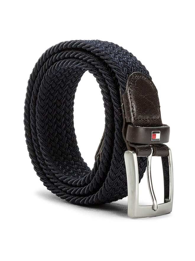 Herrengurtel Tommy Hilfiger New Adan Belt 3.5 AM0AM02801 85 Dunkelblau eschuhe