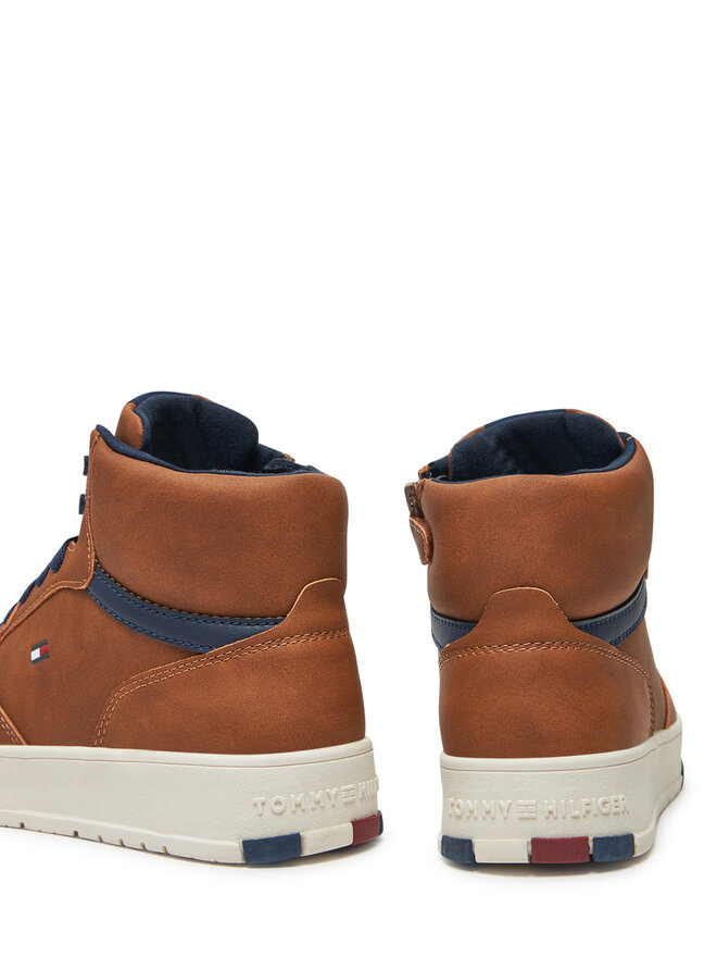 Sneakers Tommy Hilfiger Mid Cutlace-Up Sneaker T3X9-33641-1351 S Braun ...