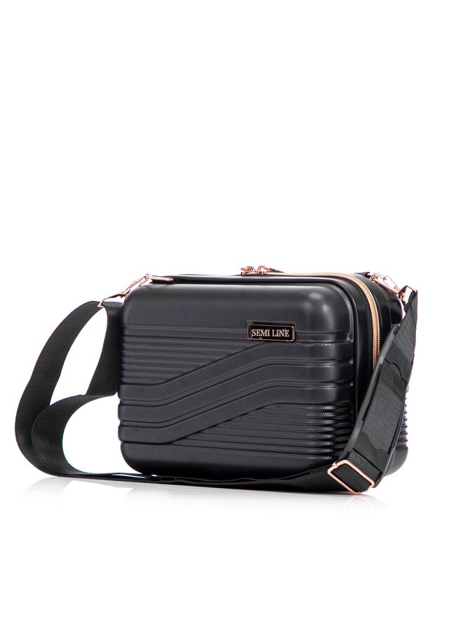 Geantă tip cufăr Semi Line T5813-1 Negru | epantofi.ro
