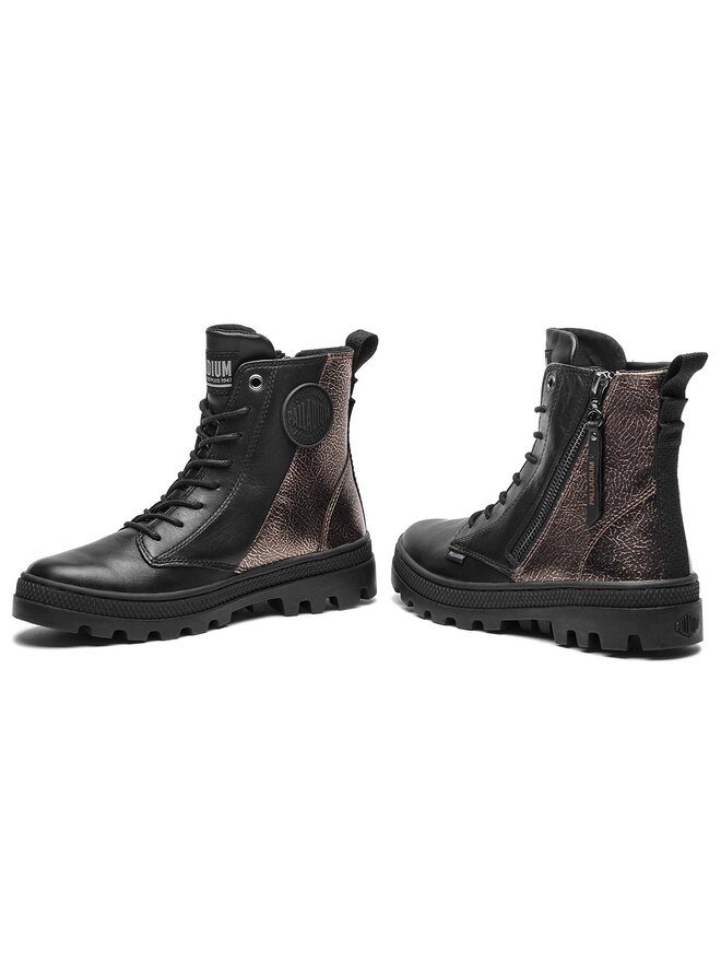 Trapery Palladium Pallabosse Hi Zip 95941-732-M Czarny | eobuwie.com.pl