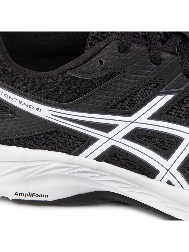 Laufschuhe Asics Gel-Contend 6 1011A667 Schwarz | eschuhe.de