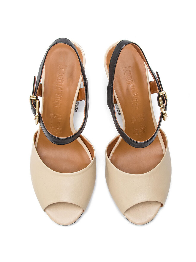 Sandalen Loretta Vitale 50977 Beige | eschuhe.de