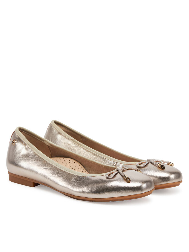 Baleriny Tamaris 8-82102-42 Złoty | eobuwie.com.pl