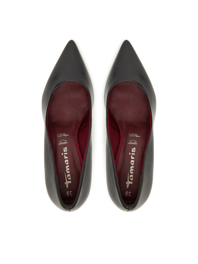 Pantofi cu toc subțire Tamaris 1-22480-42 Negru | epantofi.ro