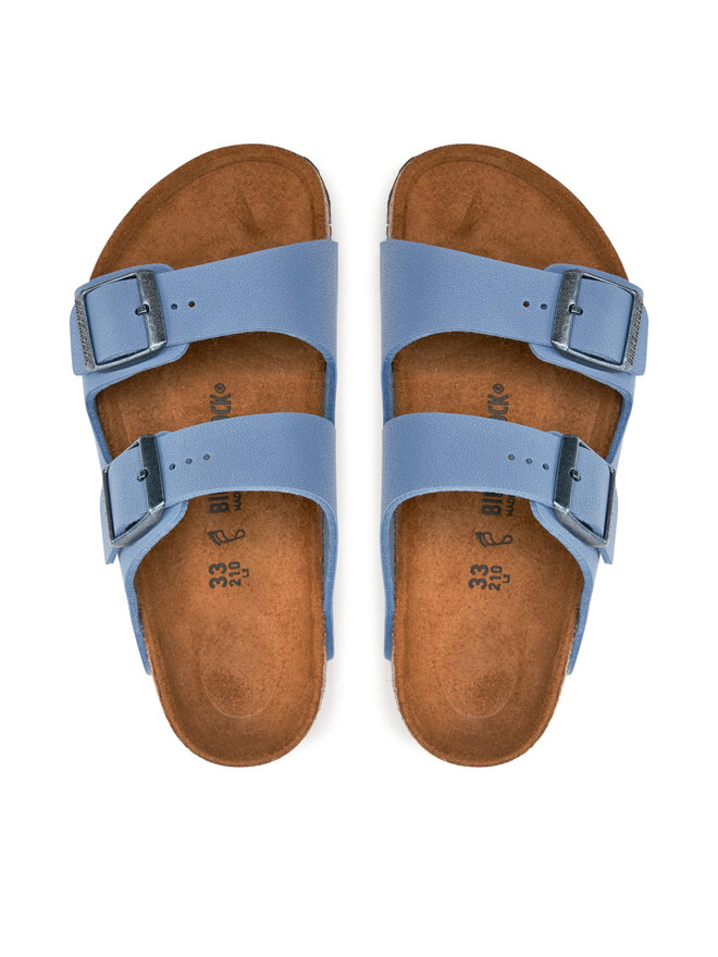 Pantoletten Birkenstock Arizona Kids 1026424 Blau | eschuhe.de