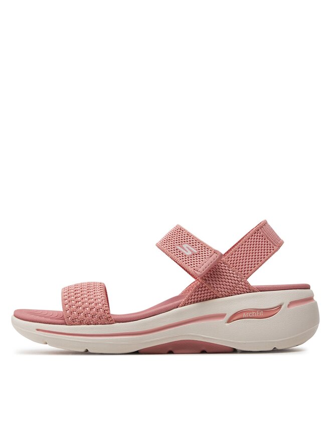 Sandale Skechers Go Walk Arch Fit Sandal-Polished 140264/ROS Roz ...