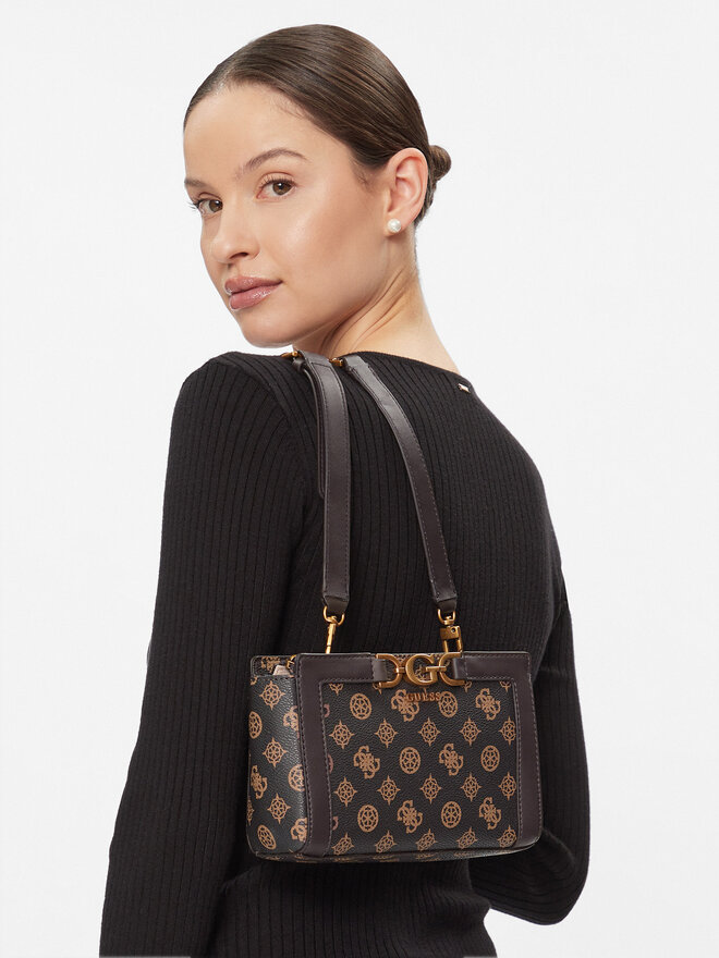 Handtasche Guess Dagan (PB) Mini-Bags HWPB92 02720 Braun | eschuhe.de