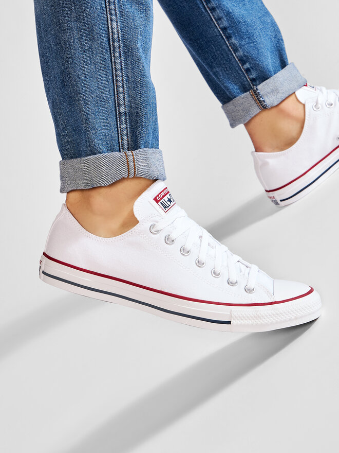 Кецове Converse All Star Ox M7652C Бял | obuvki.bg