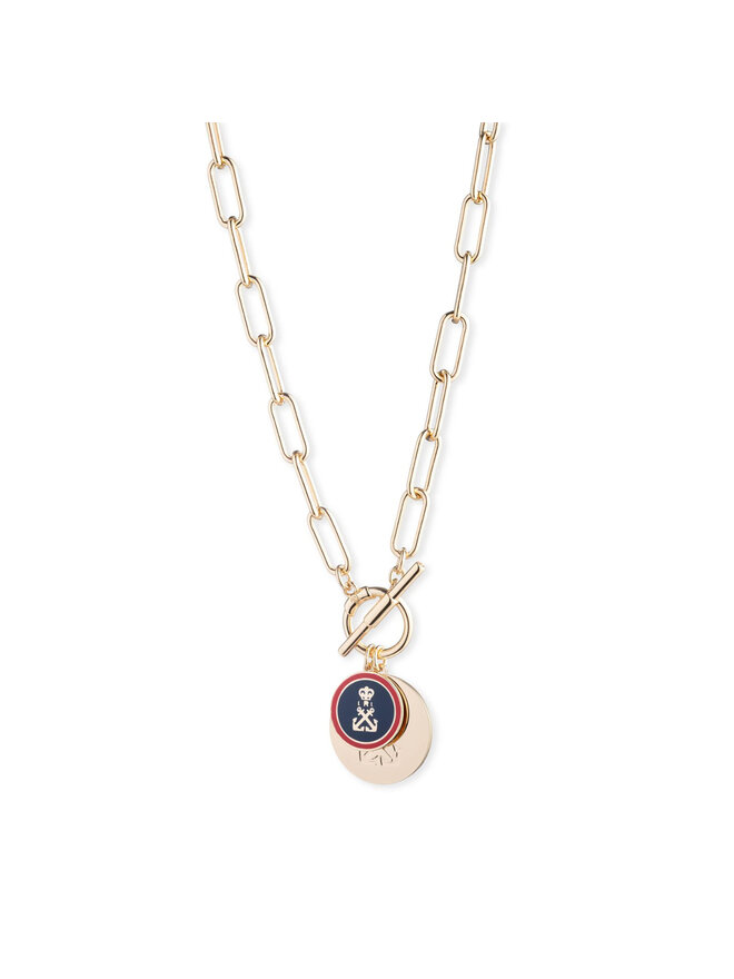 Halskette LAUREN RALPH LAUREN Nk 17In Nautical Charm Pendant 14N00559 Goldfarben eschuhe