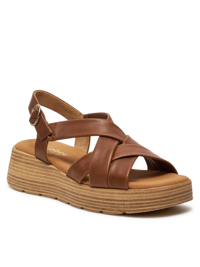 Sandály Gabor 42.872.53 Hnědá | eobuv.cz