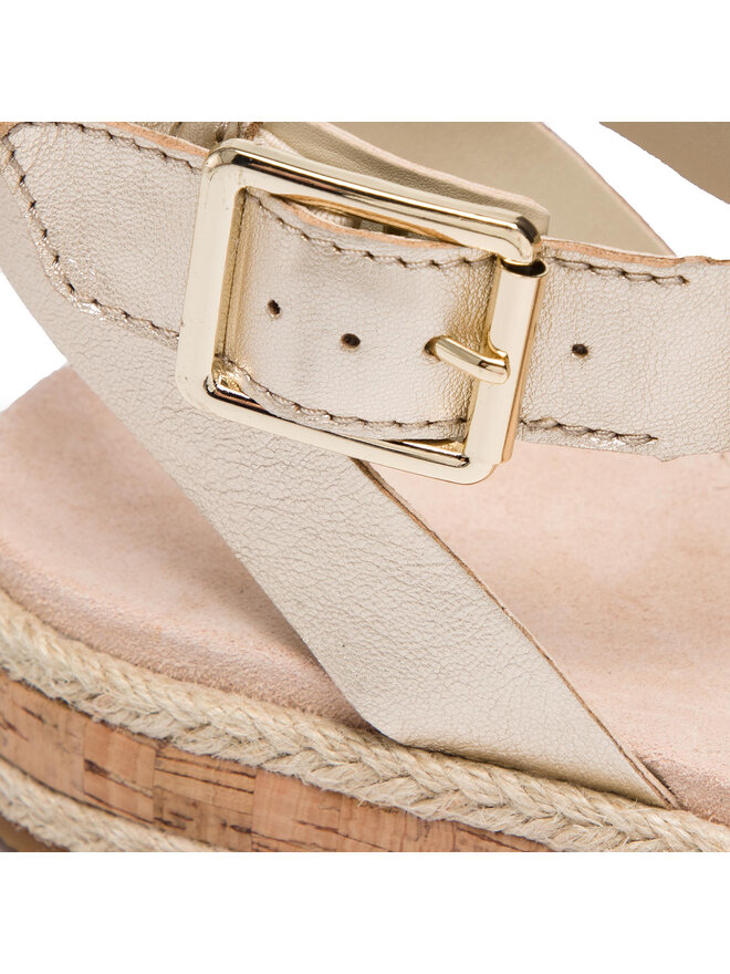 Espadrilles Clarks Botanic Poppy 261392404 Goldfarben | eschuhe.de