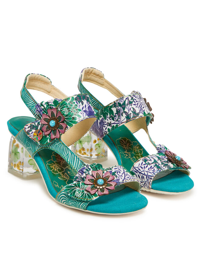 Sandale Laura Vita Framboiseo 26 Verde | epantofi.ro