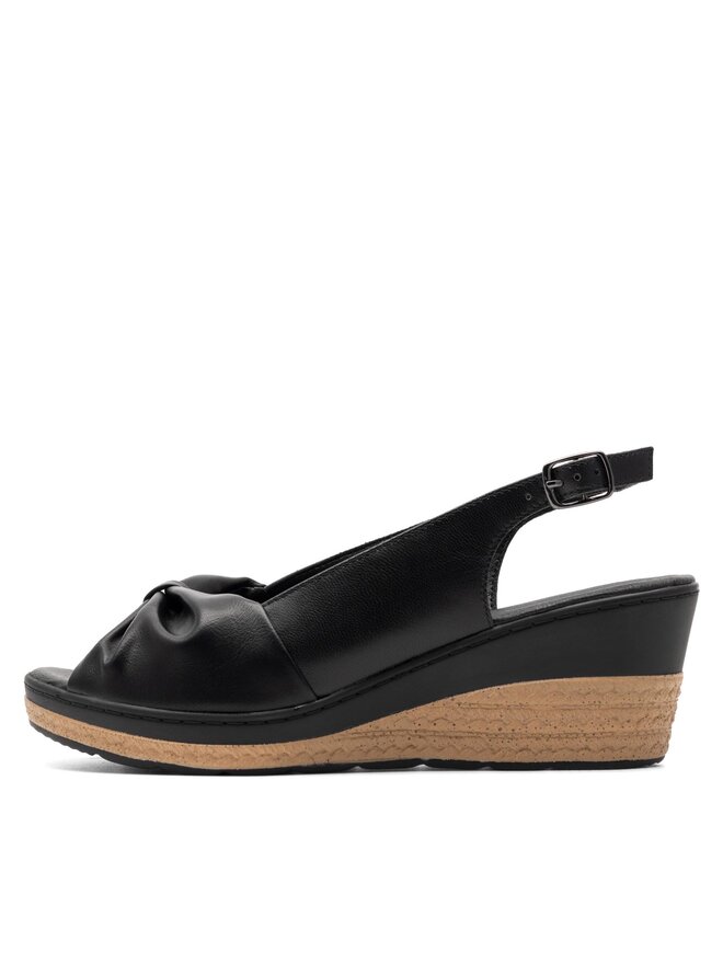 Sandały Sarah Karen EST-FIONA-04 Czarny | eobuwie.com.pl