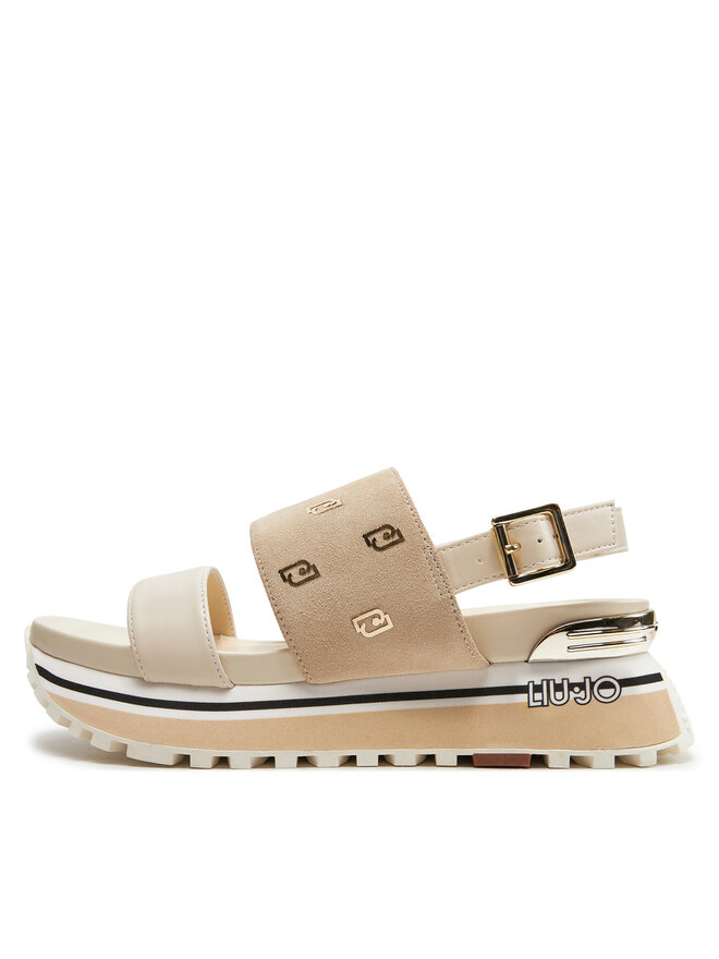 Sandalen Liu Jo Maxi Wonder Sandal 08 BA4109 PX310 Beige | eschuhe.de