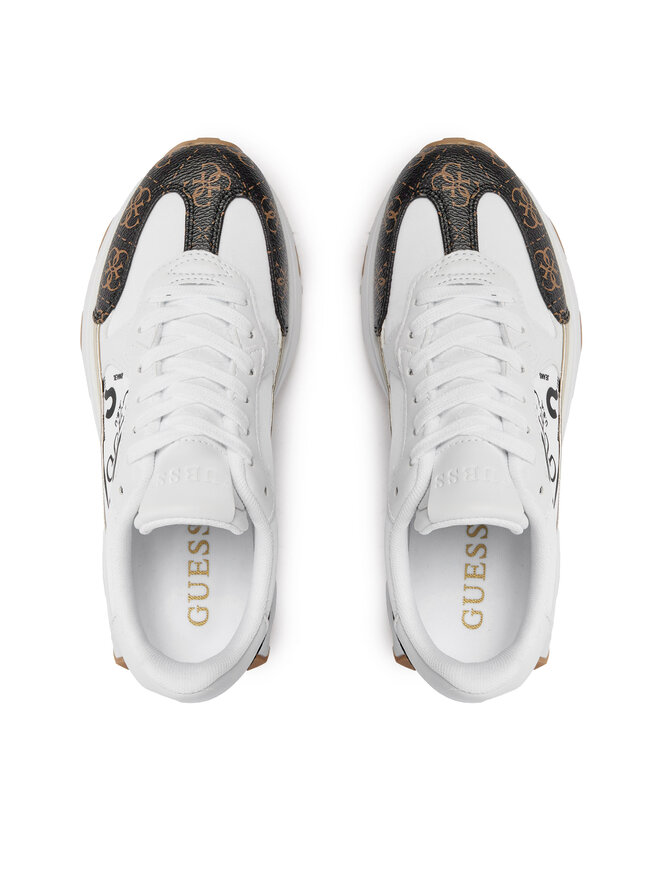 Sneakers Guess Calebb5 FLPCB5 FAL12 Weiß | eschuhe.de