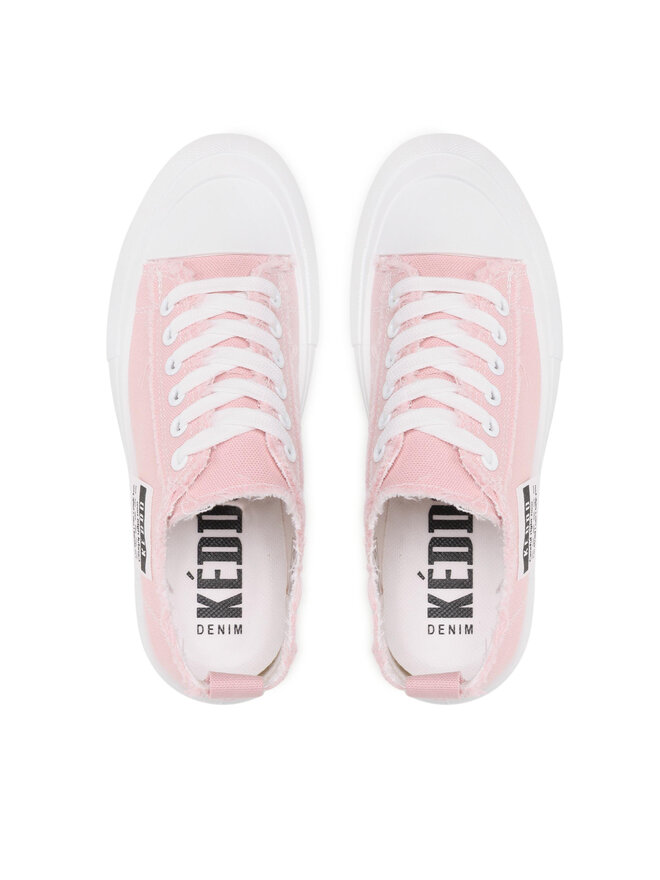 Sneakers aus Stoff Keddo 827636/01-05E Rosa | eschuhe.de