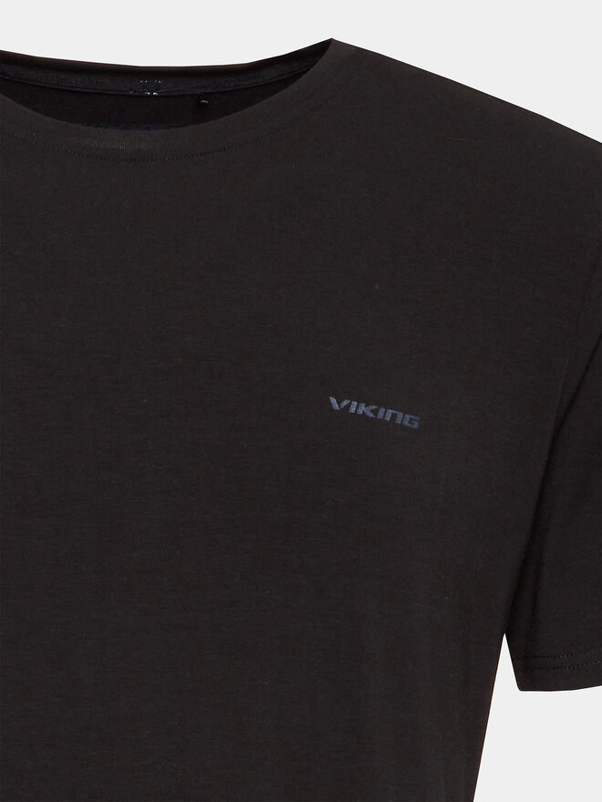 Viking T-Shirt Bamboo Harvi Man 500/25/2244 Μαύρο Regular Fit ...