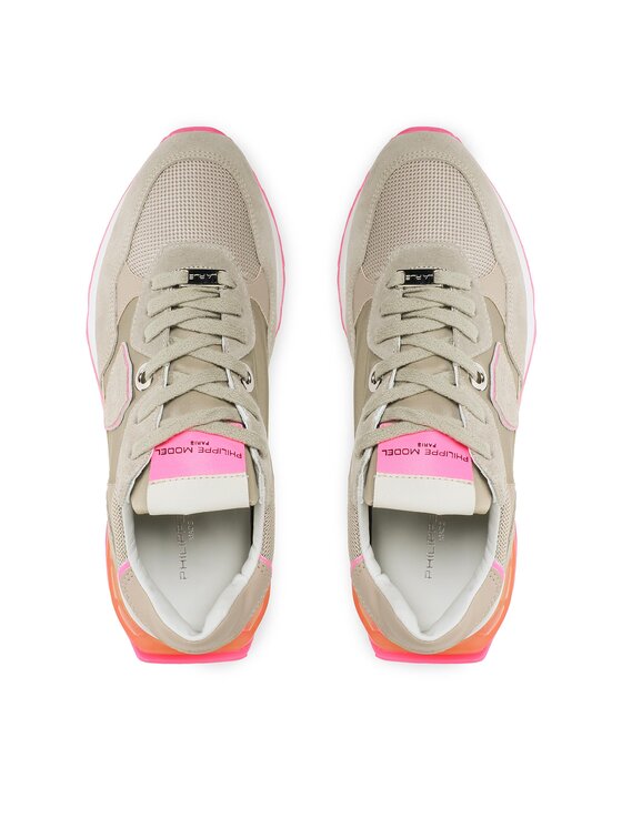 Sneakersy Philippe Model La Rue Low LRLD WN06 Béžová | Eobuv.cz