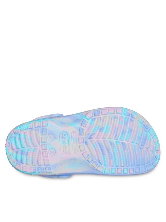 Nazouváky Crocs Classic Marbled Kids Clog 207464 Modrá | Eobuv.cz