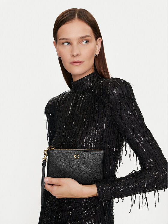 Kabelka Coach Pol Peb Sml Wrl CH818 Černá | Eobuv.cz