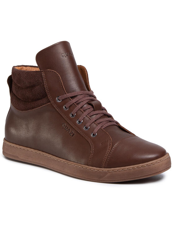 Sneakersy QUAZI QZ-24-04-000725 Brązowy | Eobuwie.com.pl