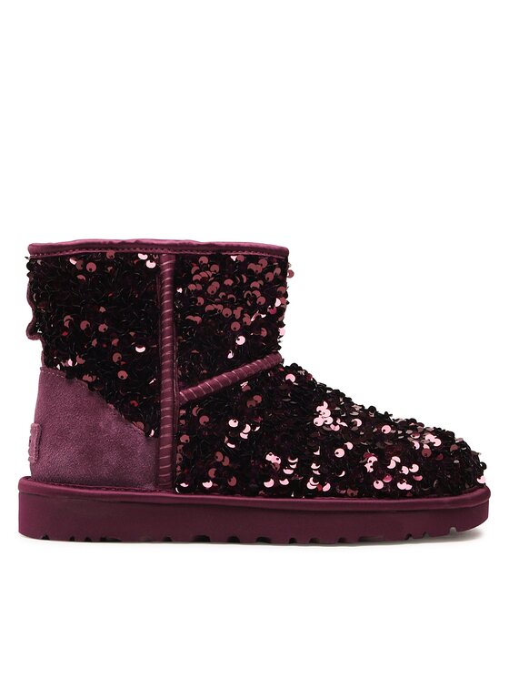 Sněhule Ugg W Classic Mini Chunky Sequin 1130602 Fialová | Eobuv.cz