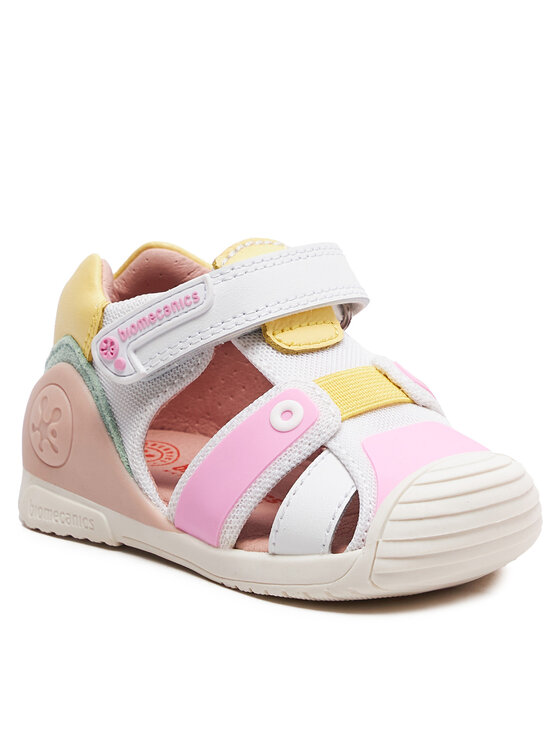 Sandály Biomecanics 242154-B Bílá | Eobuv.cz