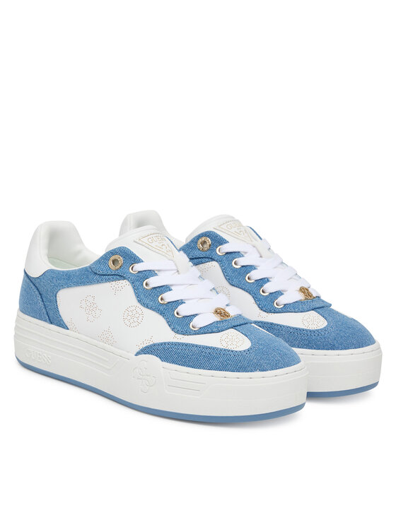Sneakersy Guess FLPSW4 DEN12 Bílá | Eobuv.cz