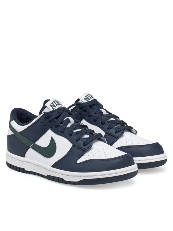 Sneakersy Nike Dunk Low Gs HF5177 400 Biały | Eobuwie.com.pl