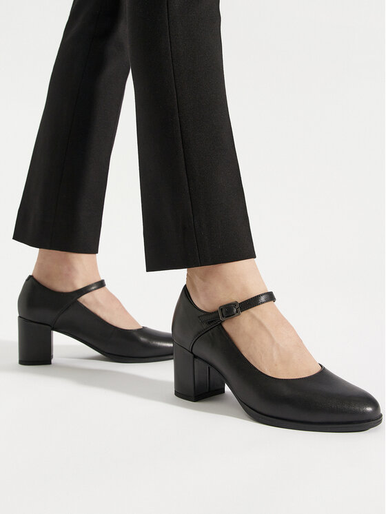 Pantofi pumps Clarks Freva55 Strap 26172052 Negru | Epantofi.ro