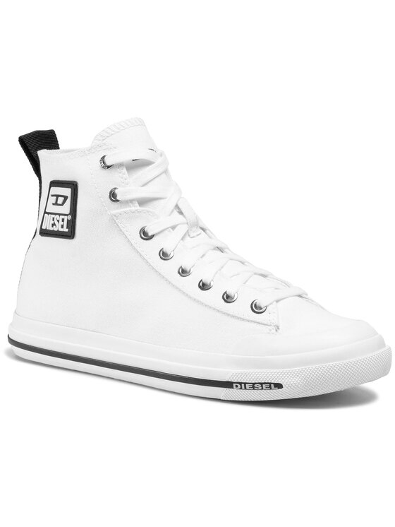 Trampki Diesel S-Astico Mid Cut Y02370 PR012 T1015 Biały | Eobuwie.com.pl