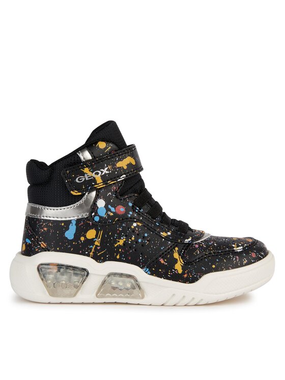 Sneakersy Geox J Illuminus Girl J36HPA 00411 C9999 S Černá | Eobuv.cz