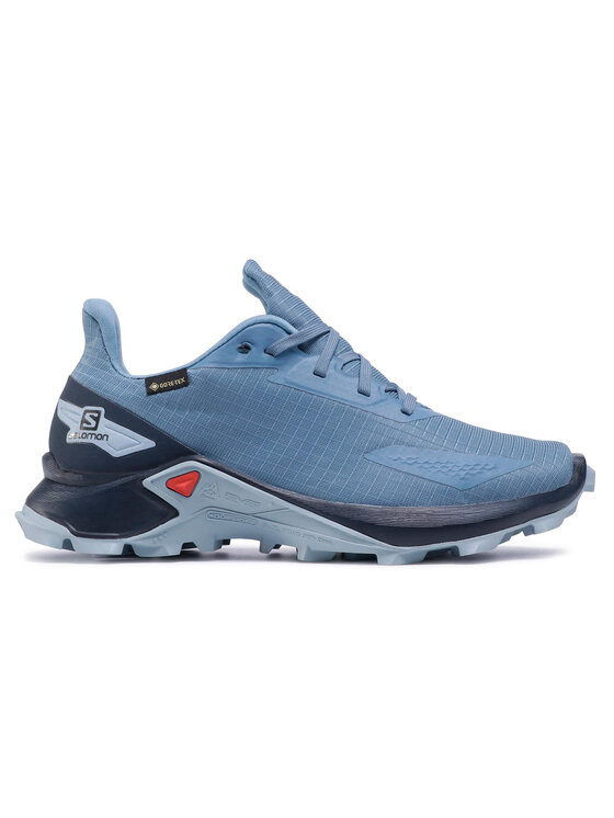 Buty do biegania Salomon Alphacross Blast Gtx W 411064 20 V0 Niebieski ...