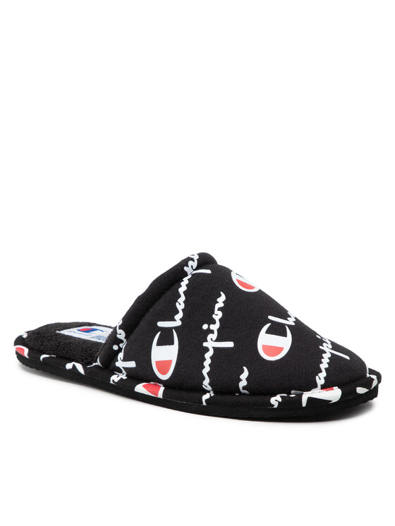 Papuci de casă Champion Slide Sleepover Script S11378-CH-KK001 Negru ...