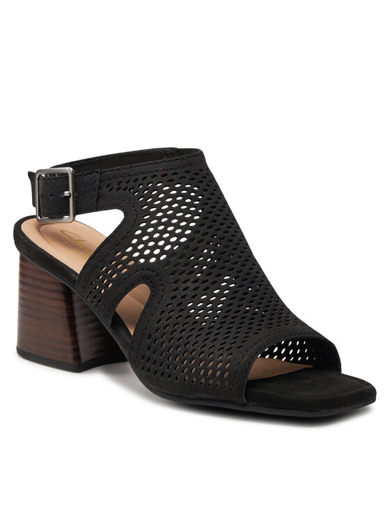 Sandały Clarks Siara65 Flow 26176344 Czarny | Eobuwie.com.pl