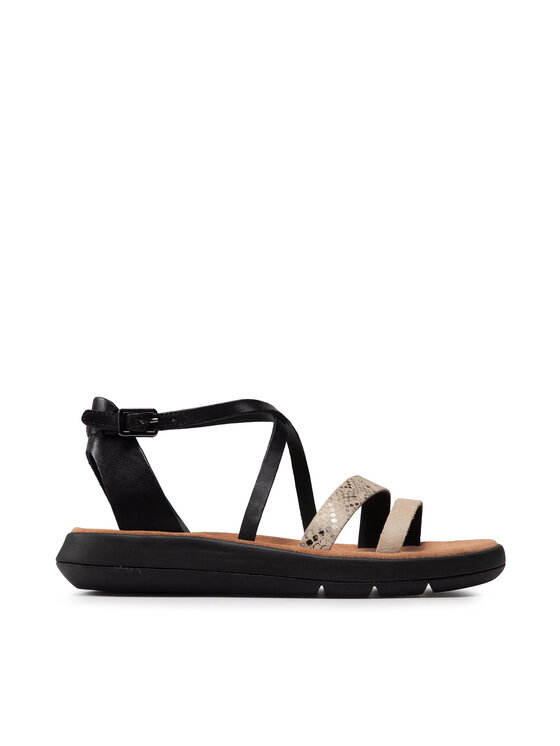 Sandały Clarks Jemsa Strap 261584744 Czarny | Eobuwie.com.pl