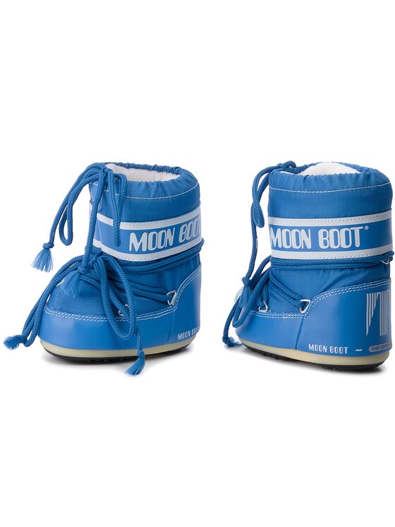 Sněhule Moon Boot Mini Nylon 14004300069 Modrá | Eobuv.cz