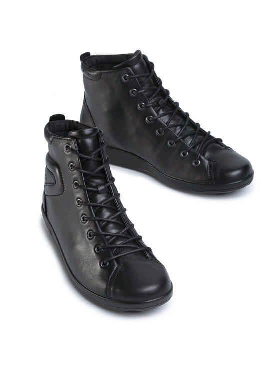 Kotníková obuv ECCO Soft 2.0 20652356723 Černá | Eobuv.cz