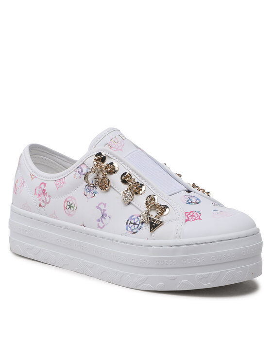 Trampki Guess Betrix2 FL6BX2 SMT12 Biały | Eobuwie.com.pl
